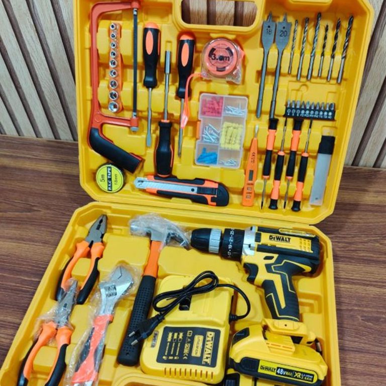 117 Pcs 48V Commercial Drill Tool Box - Al Miraj Trading