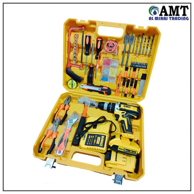 117 Pcs 48V Commercial Drill Tool Box - Al Miraj Trading