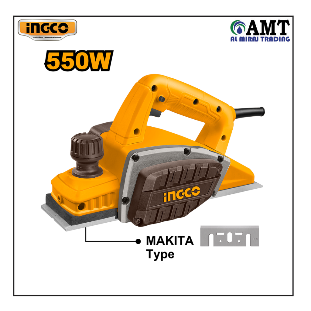INGCO Electric planer - PL5508 | Al Miraj Trading